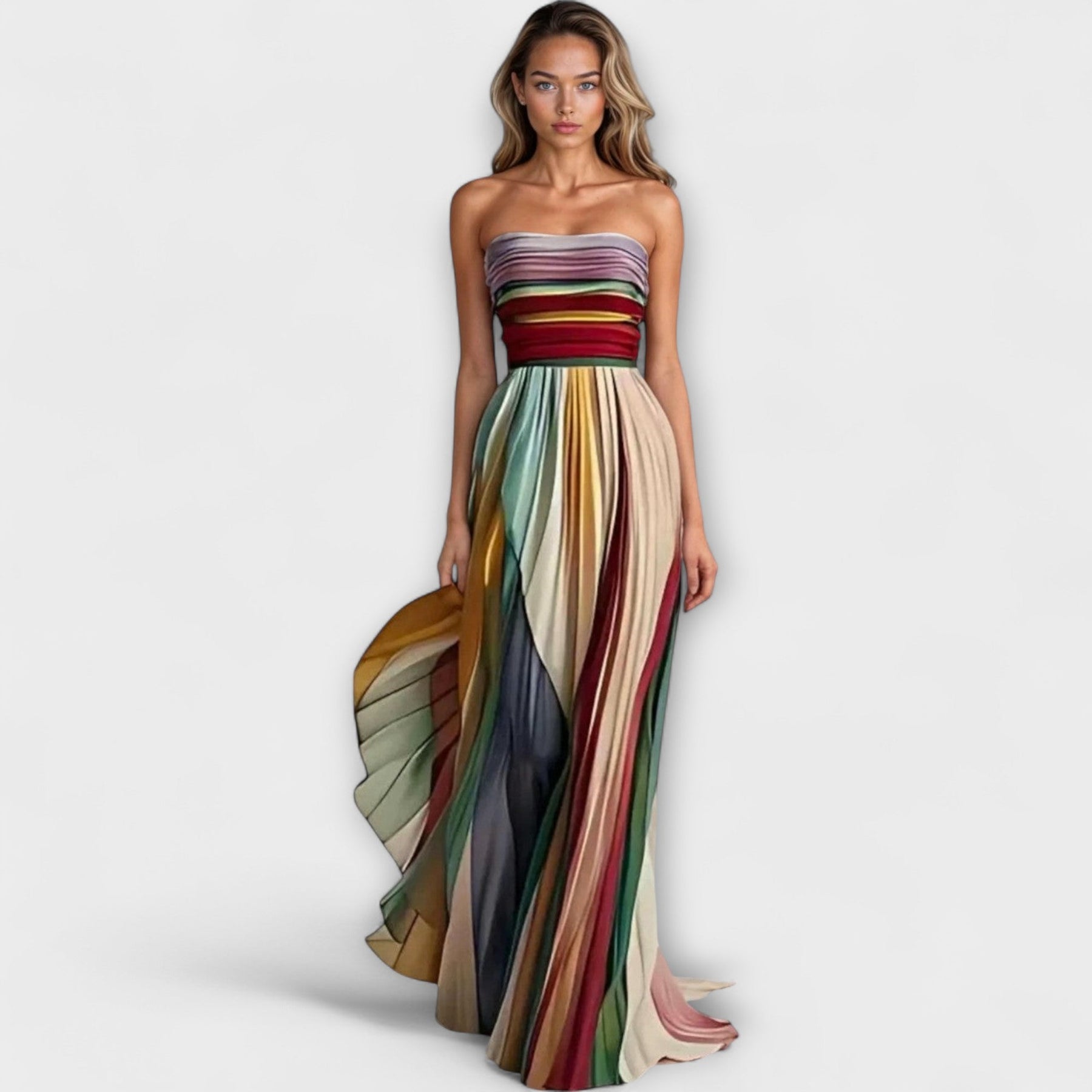 Flora - Long Dress Made from Premium Fabric – Oliver & Grace